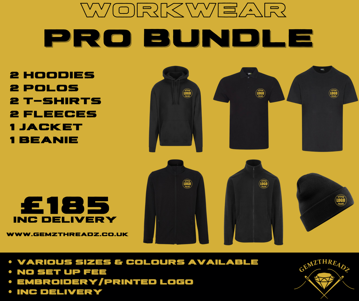 Pro Workwear Bundle – Gemz Threadz