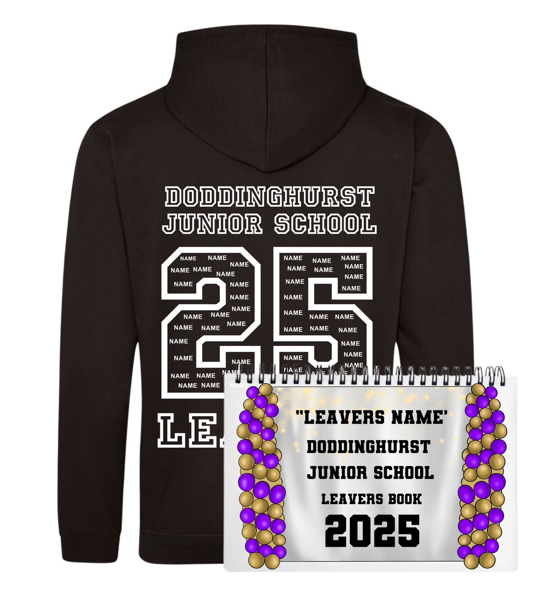 Doddinghurst Junior School Leavers Hoodie & Book 2025 Package – Gemz ...